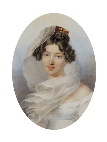 Jean-henri Benner | Portrait of Princess Wolkonsky, née Beloselsky ...