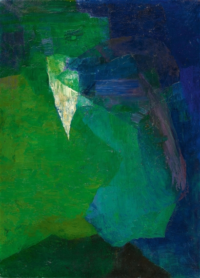 Joseph Lacasse | Dominante verte (1957 - 1958) | MutualArt