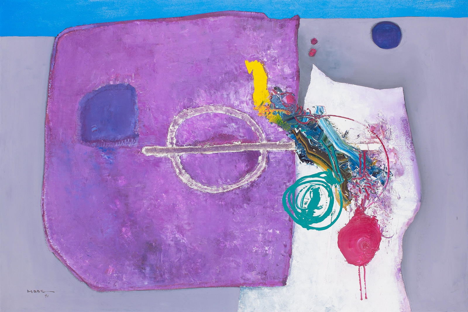 Manabu Mabe | Conversation of Stars (1991) | MutualArt