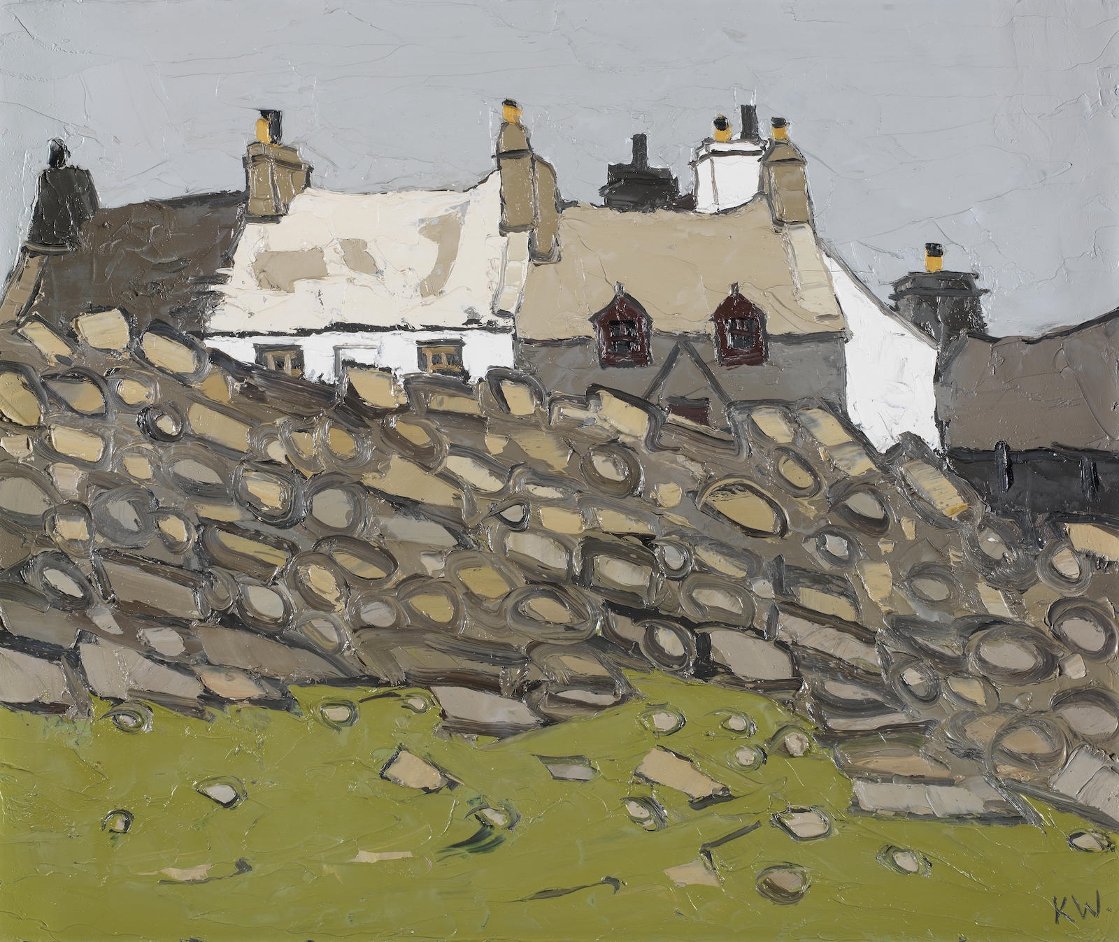 Kyffin Williams | Sun Above Nant Peris (no. 2) (1982) | MutualArt