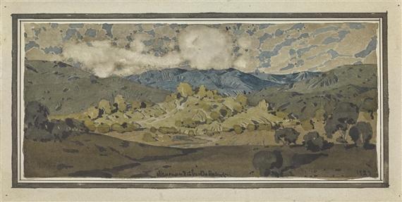 Voloshin Maximilian | 3 WORKS, GROUP OF THREE LANDSCAPES (1923 ...