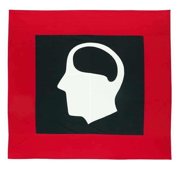 Matt Mullican | Untitled (Banner, Subjective sign) (1982) | MutualArt