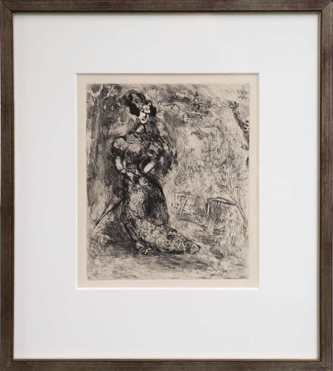 Marc Chagall | La Fille (The Daughter) (1952) | MutualArt