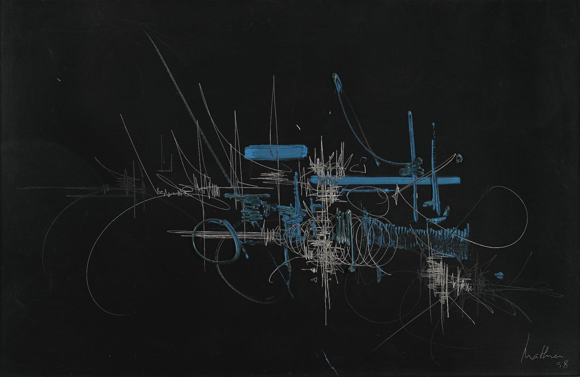 Georges Mathieu | UNTITLED (1958) | MutualArt