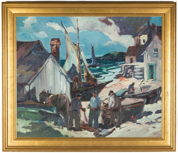 George Pearce Ennis | Fishing Village | MutualArt