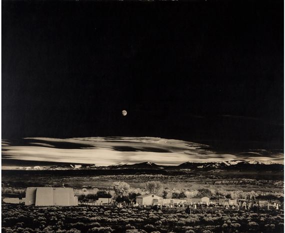 Ansel Adams | Moonrise, Hernandez, Northern New Mexico, 1941 | MutualArt