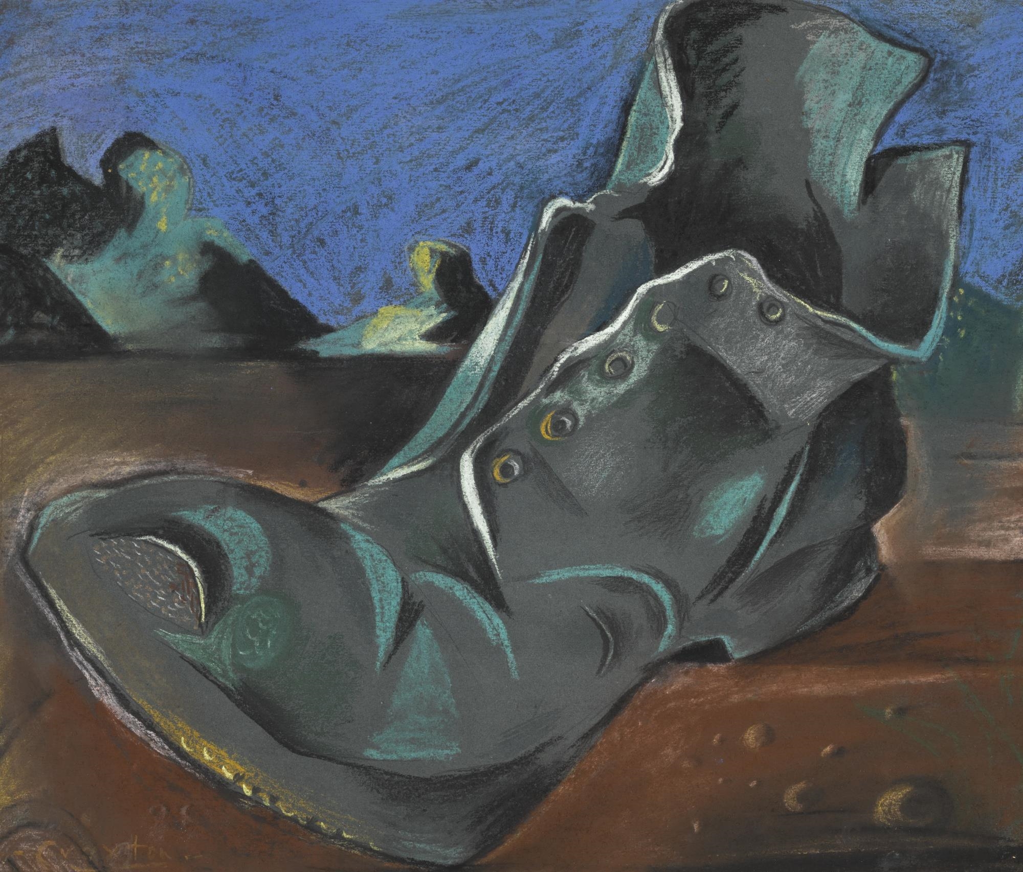 John Craxton | Boot in an Estuary (1944) | MutualArt