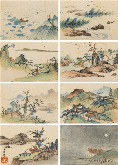 Wu Hong | POCKET-SIZED LANDSCAPES ALBUM | MutualArt
