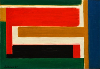 Fernand Leduc | Gaze Etimine (1955) | MutualArt