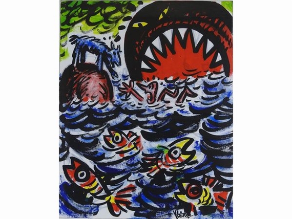 Vinicio Berti | Pinocchio and The Terrible Dogfish | MutualArt