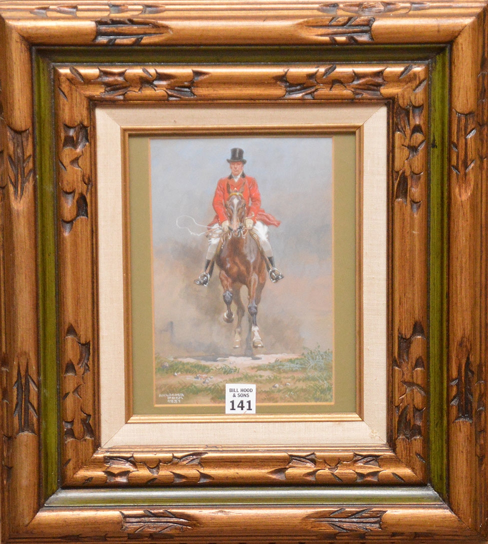 Alexander Pock | Huntsman, Horse & rider (1931) | MutualArt