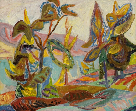 Aage Storstein | Snow in Adm. Børresen's Road, Bygdøy | MutualArt