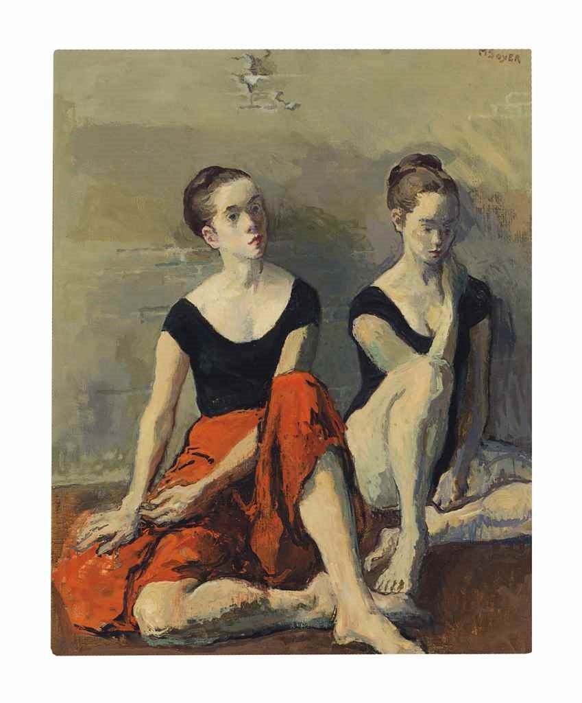 Moses Soyer | four dancers (1958) | MutualArt
