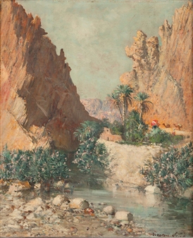 Maxime Noire | Vue d’El Kantara | MutualArt