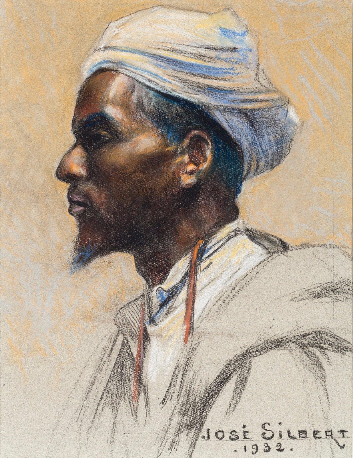 Marie José Jean Raymond Silbert | Portrait présumé de Ahmed ben Mohamed ...