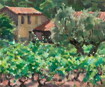 Colin Colahan | Melbourne Port Scene (1932) | MutualArt