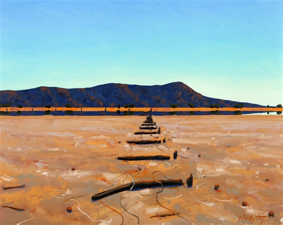 Nigel Hewitt | Afternoon on Lake Monger | MutualArt