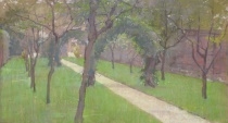 Christabel A. Cockerell | Path through a pergola | MutualArt