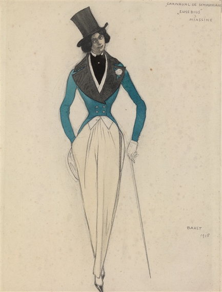 Leon Bakst | Costume Design for the Robert Schumann Ballet “Carnaval ...