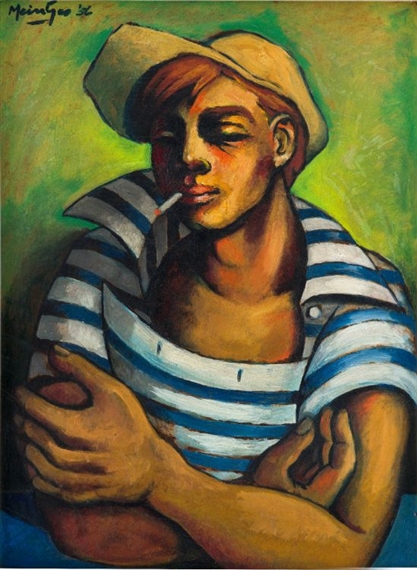 Johannes Meintjes | Kaapse Visserman met sy Dagga (1956) | MutualArt