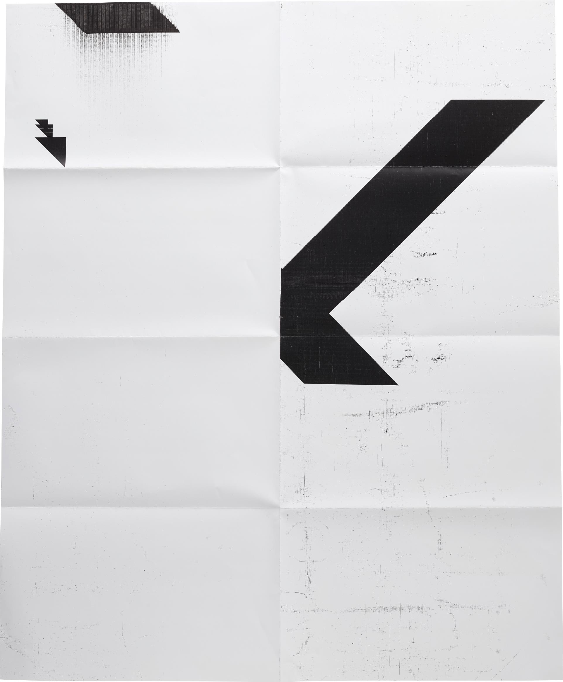 Wade Guyton | Untitled (X Poster) | MutualArt