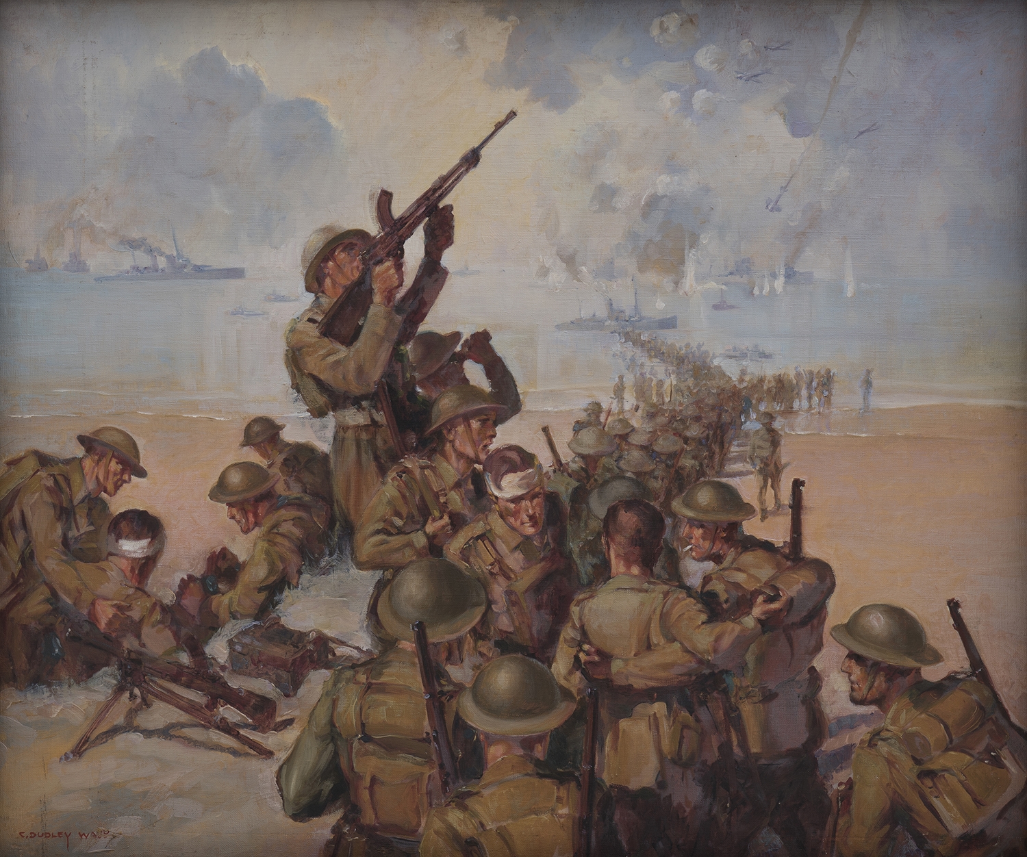 C. Dudley Wood | Dunkirk Evacuation | MutualArt