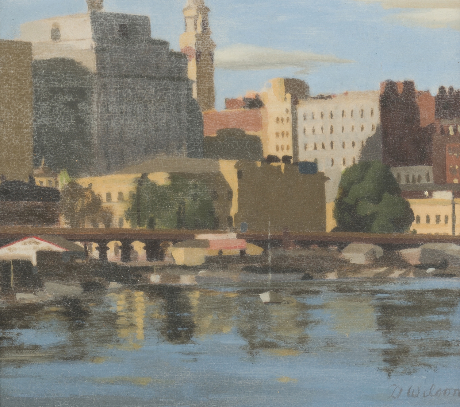 Dora Wilson | Tudor Village Street Scene, London | MutualArt