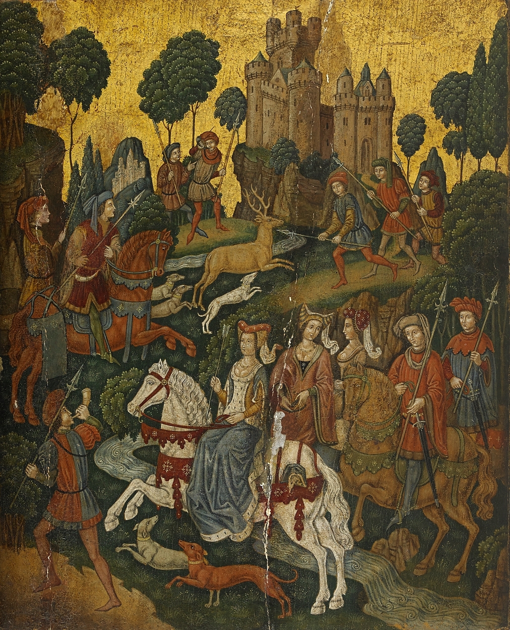 The Spanish Forger | Medieval hunting scene | MutualArt