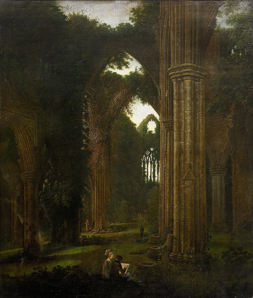 Samuel Colman | Landscape with church ruins | MutualArt