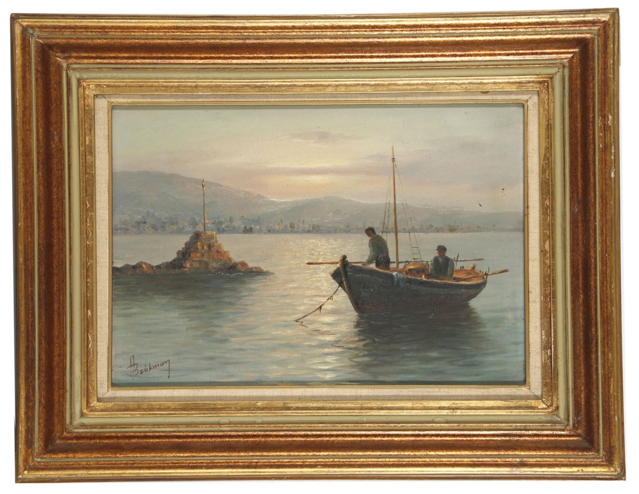 Alex Brickman | A Greek Coastal View | MutualArt