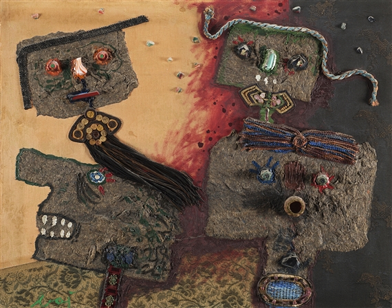 Enrico Baj | Entre amis (1964) | MutualArt