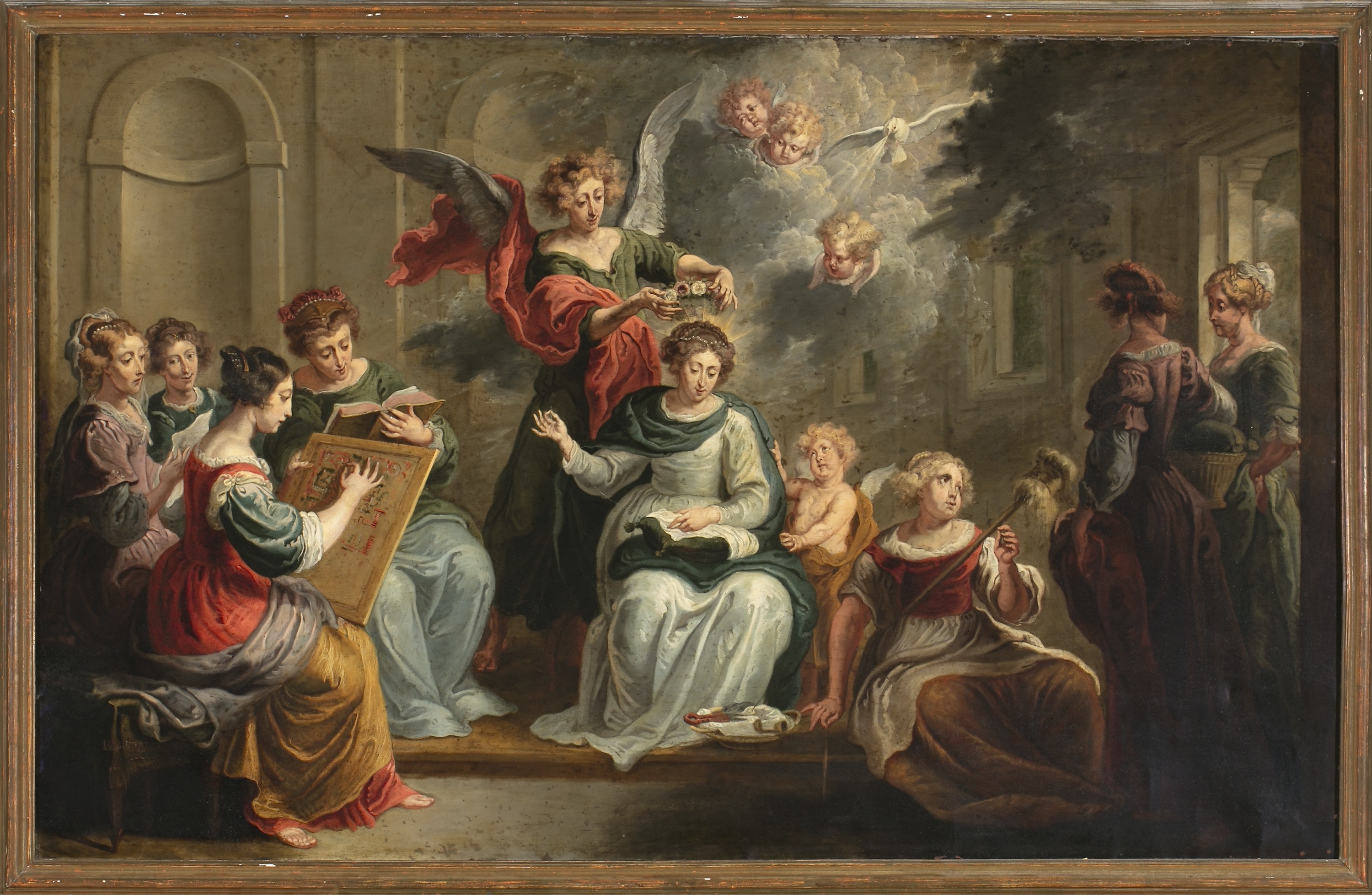 Flemish School 17th Century | The Education of the Virgin | MutualArt