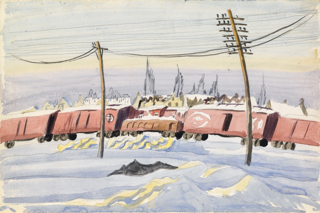 Charles Ephraim Burchfield | The Open Road in September (1917) | MutualArt