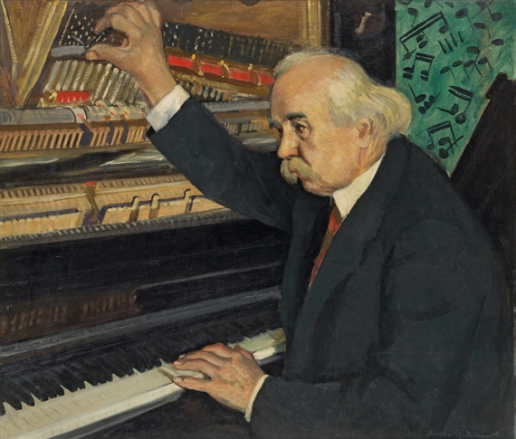 Bernhard Gutmann | The Piano Tuner (1931) | MutualArt