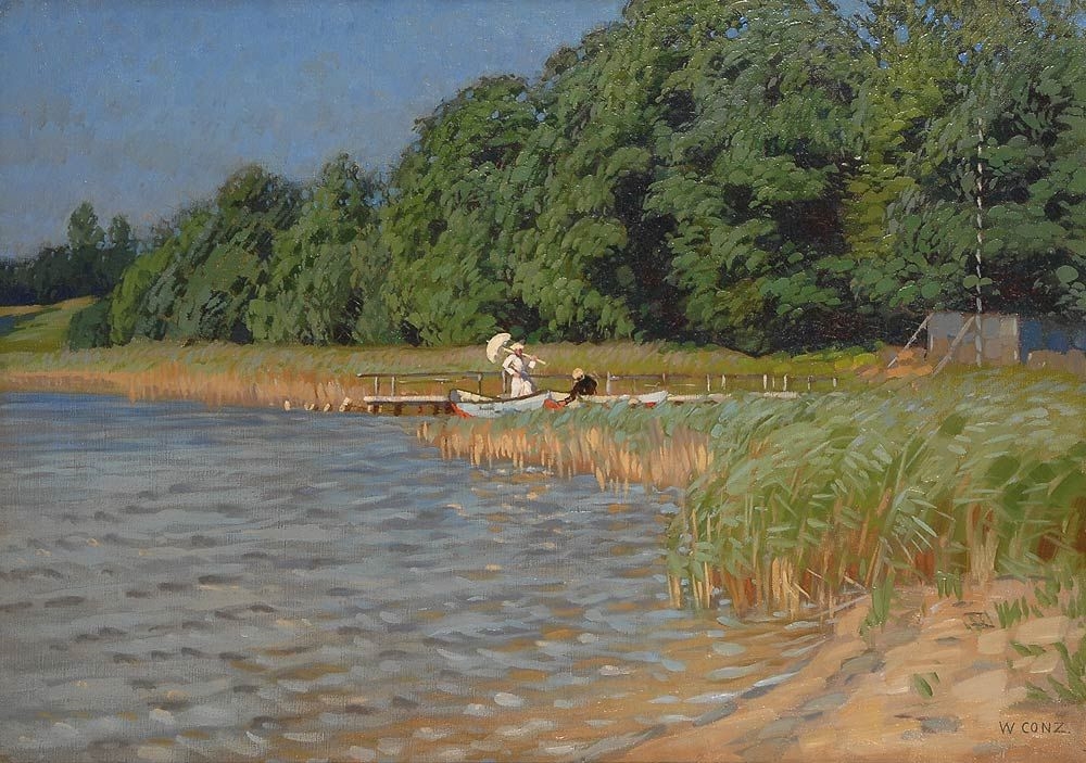 Walter Conz | Sommerpartie am Bodensee | MutualArt