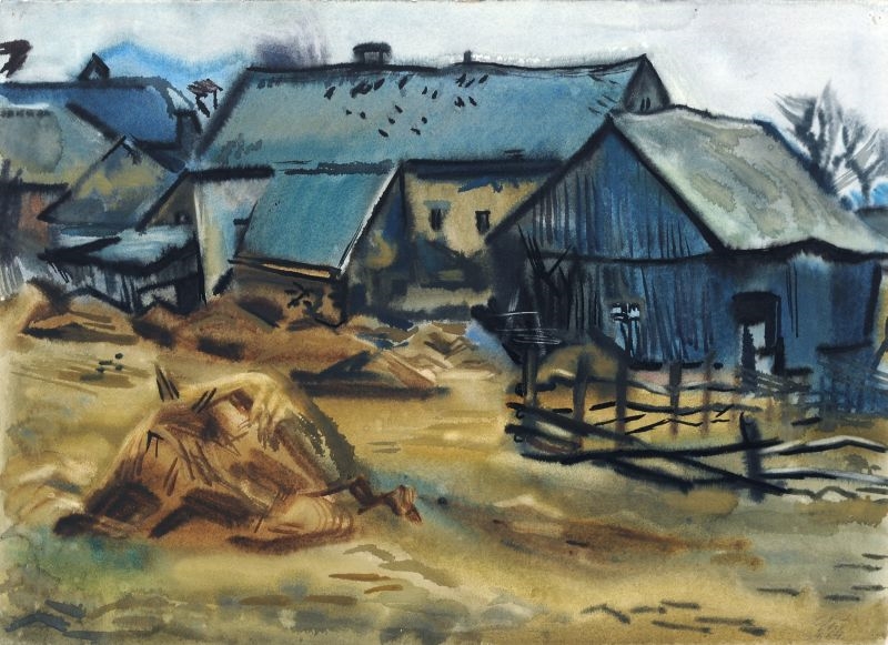 Curt Querner | Graues Gehöft (1964) | MutualArt