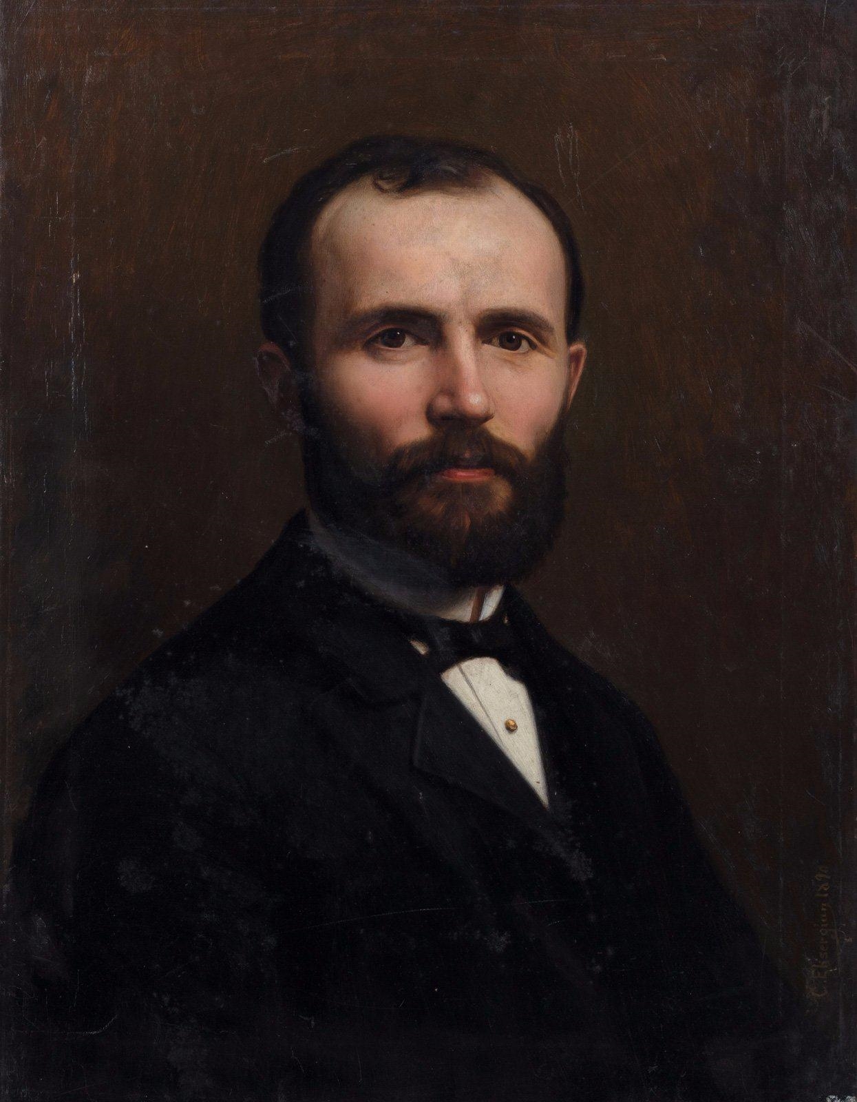 Carnig Eksergian | Portrait d'homme de qualité (1890) | MutualArt