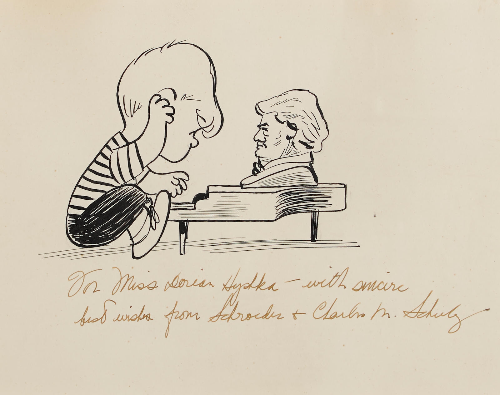 Schroeder Playing Peanuts