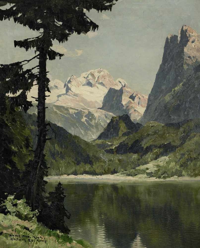 Hans Maurus | Blick auf den Gosausee | MutualArt