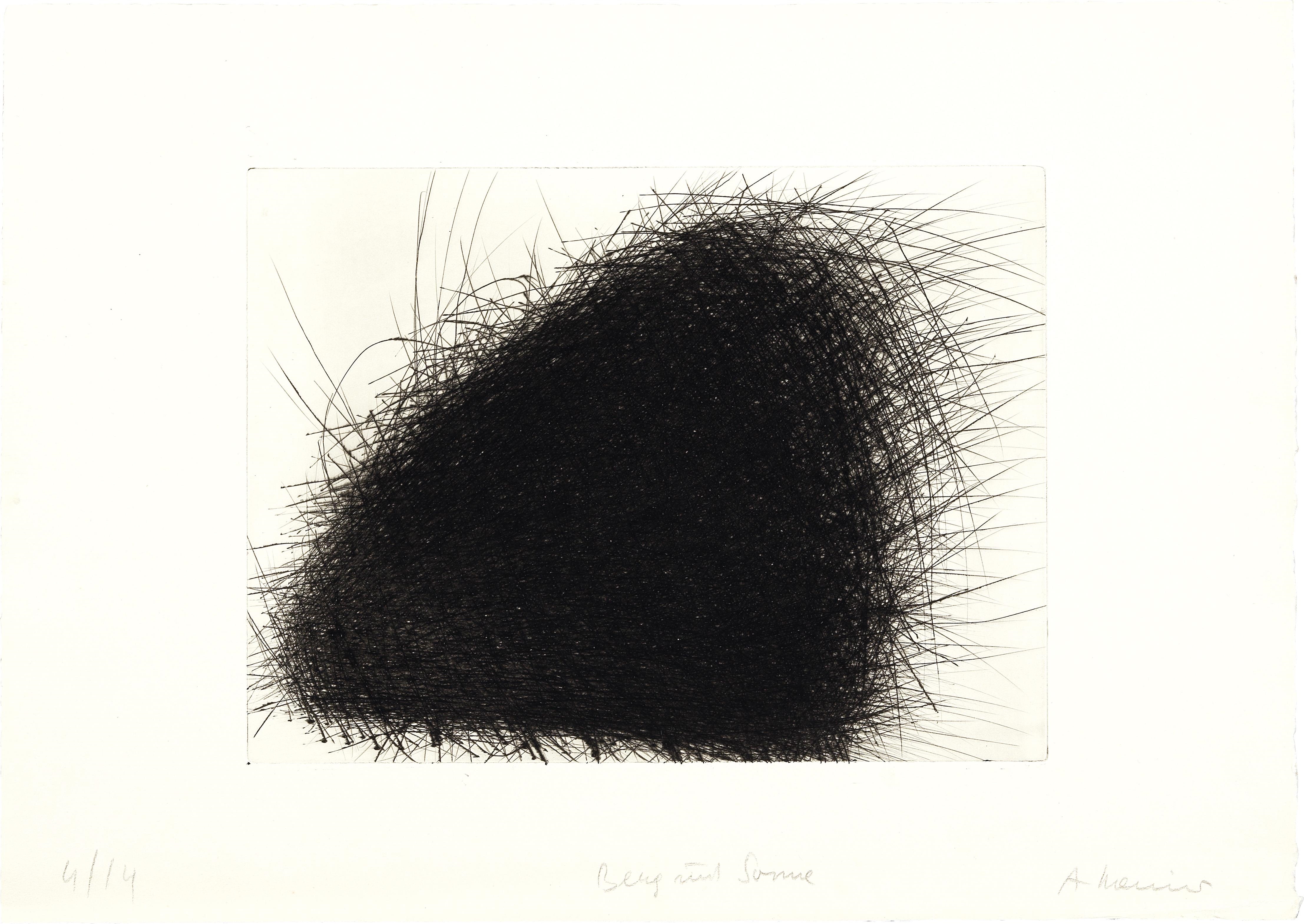 Arnulf Rainer | Berg und Sonne [Mountain and sun] (1975) | MutualArt