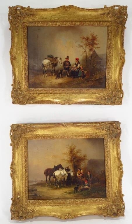 Wilhelm Alexander Meyerheim | 2 Works: Genre Scenes | MutualArt