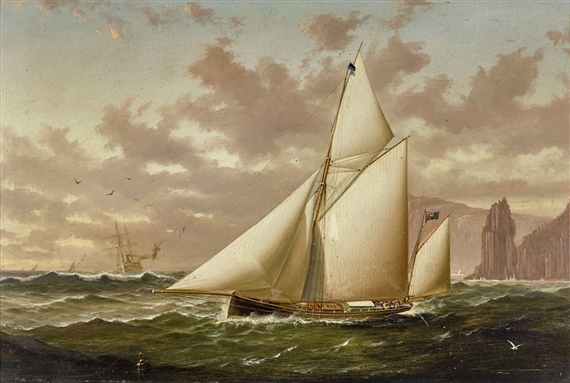 Haughton Forrest | Cutter off Cape Pilar, Tasmania | MutualArt
