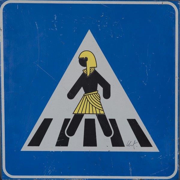 Clet Abraham | Triangle (unique) (2013) | MutualArt