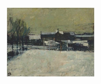 David Hockney | Winter Landscape (1957) | MutualArt