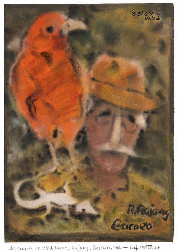 Max Liu | Self-Portrait with Poyo Bird (1997) | MutualArt