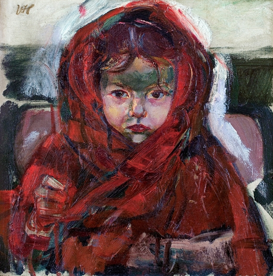 Vlastimil Hoffman | PORTRAIT OF A GIRL | MutualArt