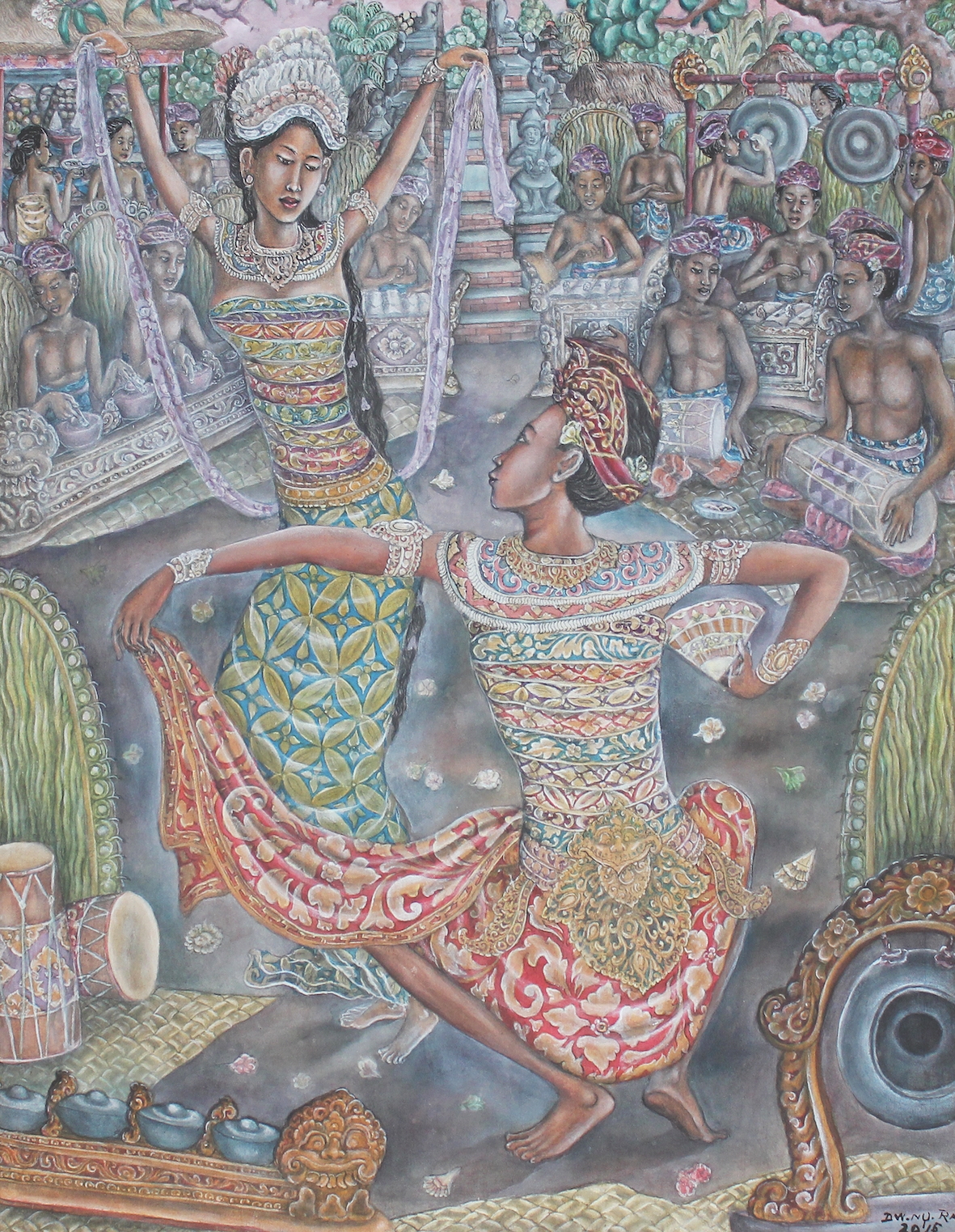 I Dewa Nyoman Rai | Tari Oleg Tabulilingan (2015) | MutualArt
