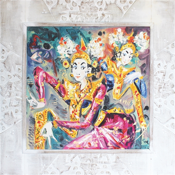 Nyoman Gunarsa | Two Balinese Dancers (2016) | MutualArt