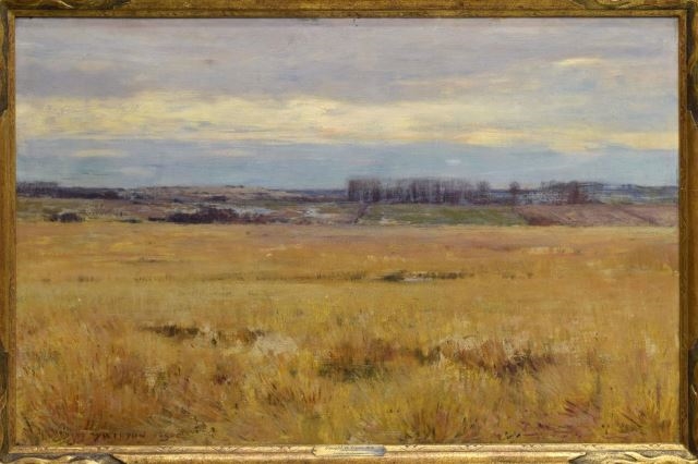 Dwight William Tryon | Moonlight in Rhode Island (1890) | MutualArt