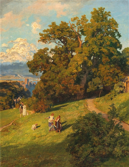 Leopold Rothaug | A summer day (1919) | MutualArt